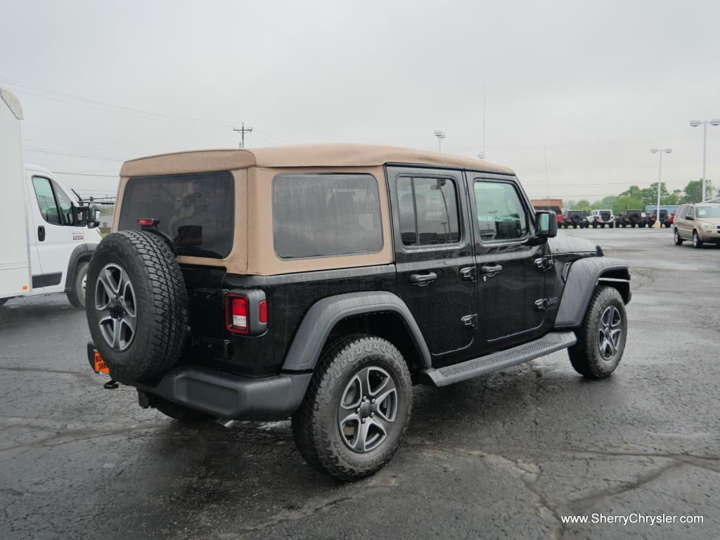 2020 Jeep Wrangler Unlimited Black & Tan 2.0 eTorque | 29400T - Paul ...