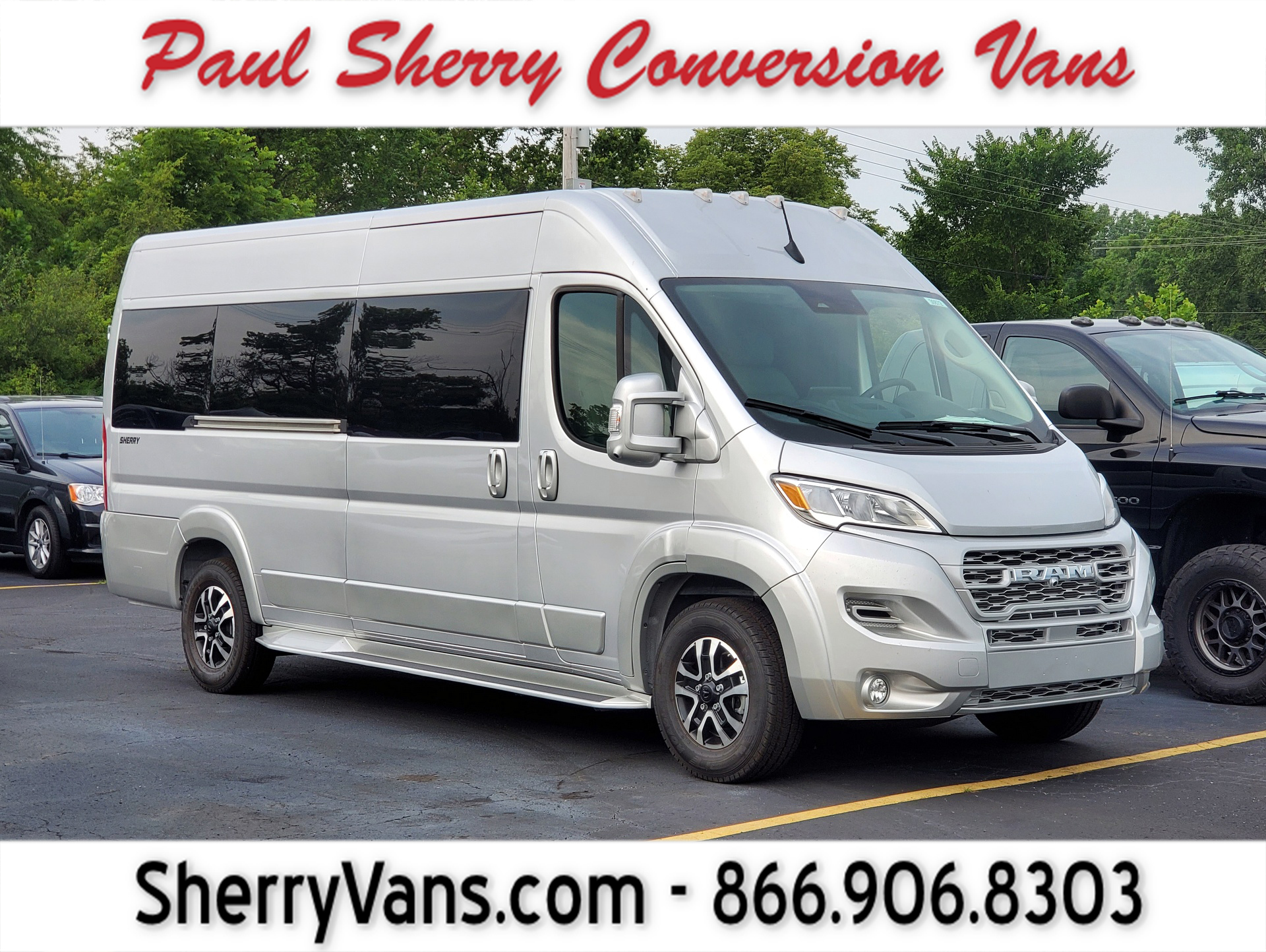 2023 Ram Conversion Van - Sherry Vans 9 Passenger | 30872T - Paul ...